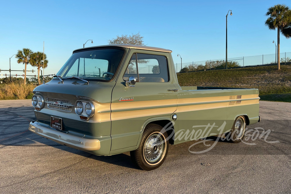 1962 CHEVROLET CORVAIR 95 LOADSIDE PICKUP - Front 3/4 - 267014