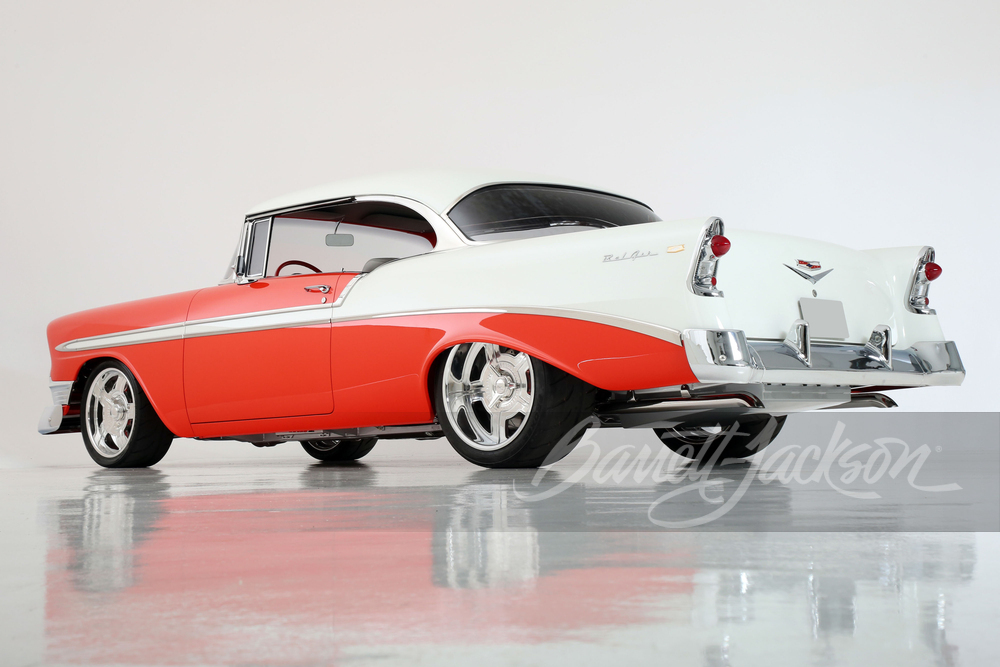 1956 CHEVROLET BEL AIR CUSTOM COUPE - Rear 3/4 - 268695