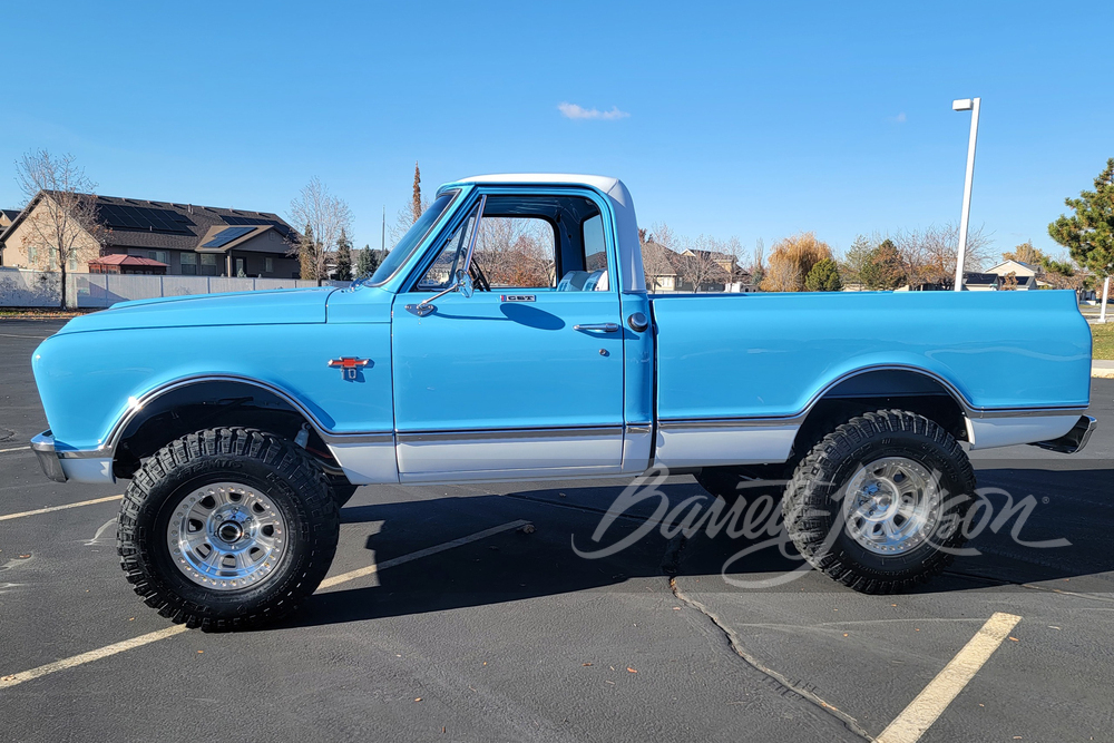 1967 CHEVROLET K10 CUSTOM PICKUP - Side Profile - 272627