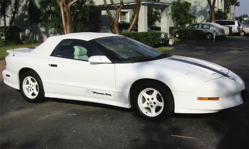 1994 PONTIAC FIREBIRD TRANS AM 25TH ANNIVERSARY CONVERTIBLE