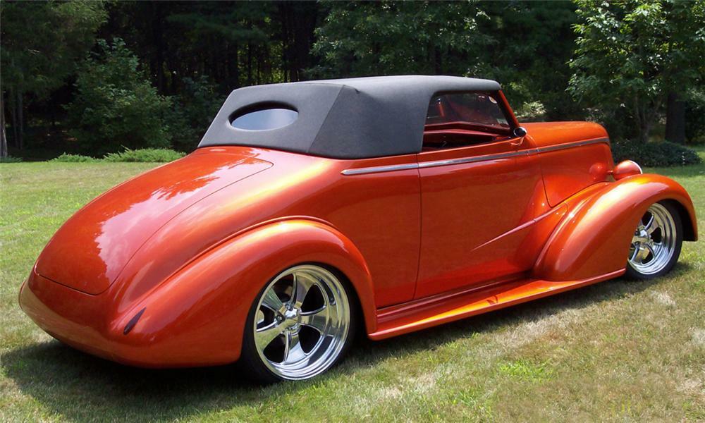 1937 CHEVROLET CABRIOLET CUSTOM CONVERTIBLE - Rear 3/4 - 39941