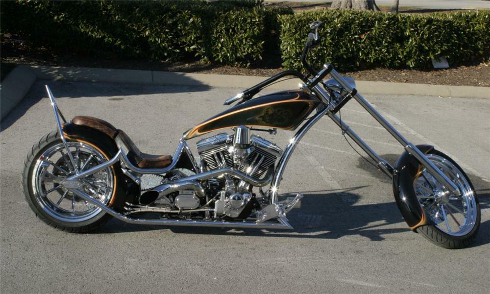 2004 CUSTOM RIGIDFRAME CHOPPER - Front 3/4 - 40119