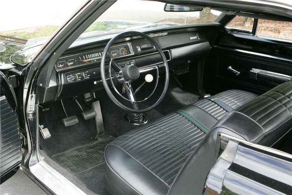 1968 PLYMOUTH HEMI ROAD RUNNER 2 DOOR HARDTOP - Interior - 43293