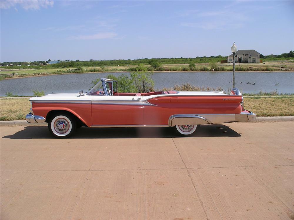 1959 FORD GALAXIE 500 RETRACTABLE - Side Profile - 43921