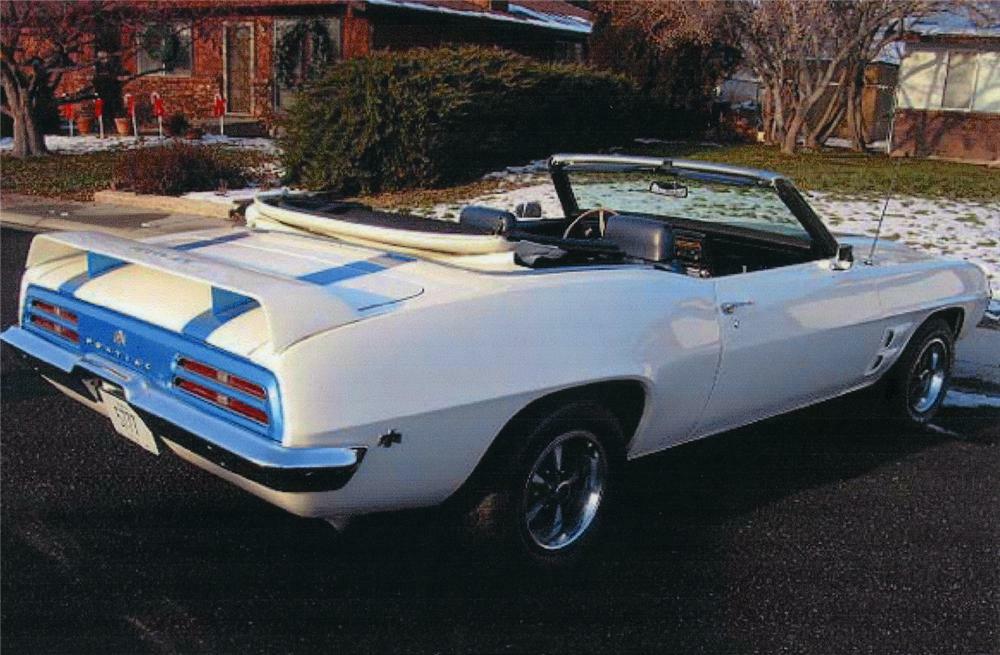 1969 PONTIAC TRANS AM CONVERTIBLE RE-CREATION - Rear 3/4 - 44094
