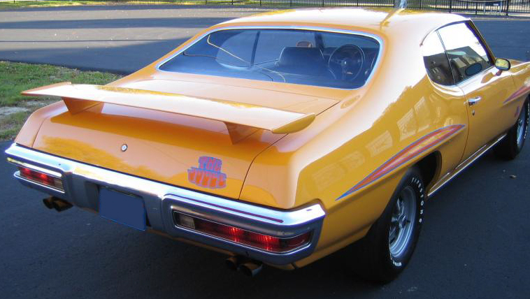 1970 PONTIAC GTO JUDGE 2 DOOR HARDTOP - Rear 3/4 - 44259
