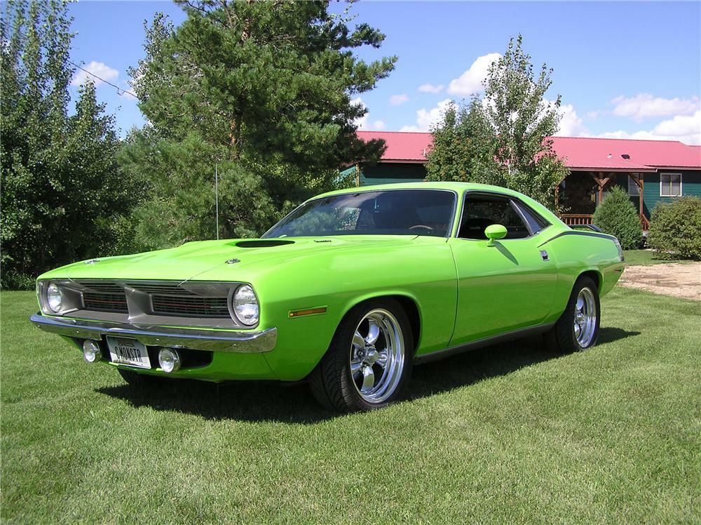 1970 PLYMOUTH CUDA COUPE - Front 3/4 - 44769