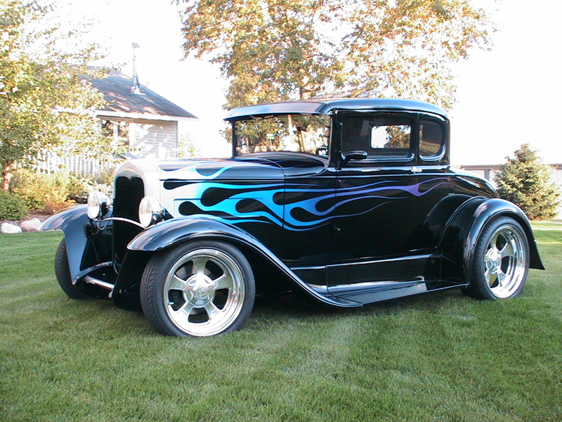 1929 FORD MODEL A 5 WINDOW CUSTOM COUPE