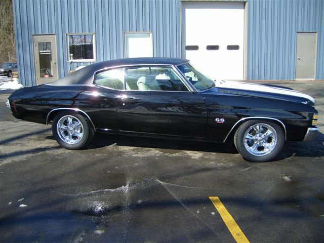 1971 CHEVROLET CHEVELLE SS 2 DOOR HARDTOP - Side Profile - 49694