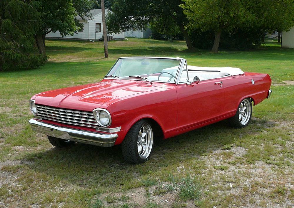 1962 CHEVROLET NOVA CONVERTIBLE CUSTOM - Front 3/4 - 60547