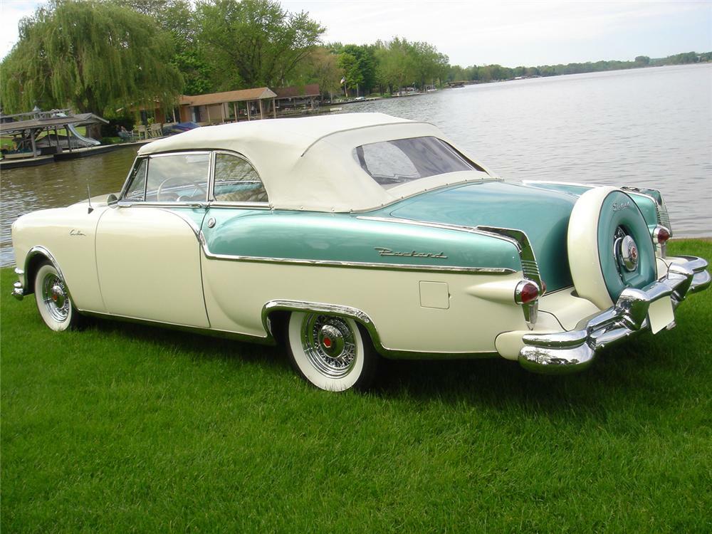 1954 PACKARD CARIBBEAN 2 DOOR CONVERTIBLE - Rear 3/4 - 60999