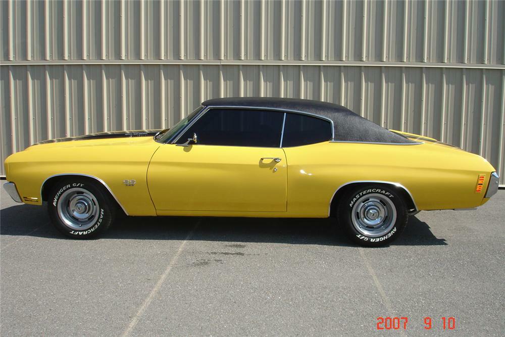 1970 CHEVROLET CHEVELLE 2 DOOR HARDTOP - Side Profile - 61100