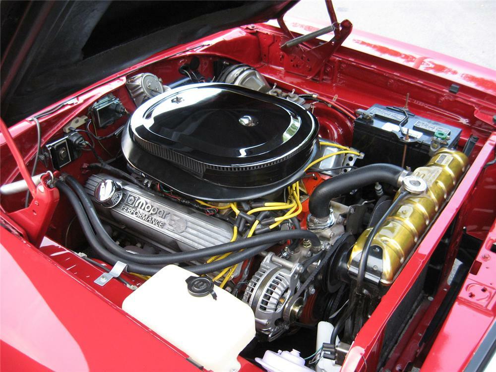 1969 PLYMOUTH ROAD RUNNER 2 DOOR HARDTOP - Engine - 61199
