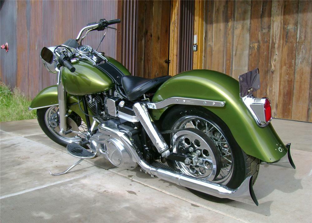 1984 HARLEY-DAVIDSON FL MOTORCYCLE POLICE SPECIAL - Rear 3/4 - 61342