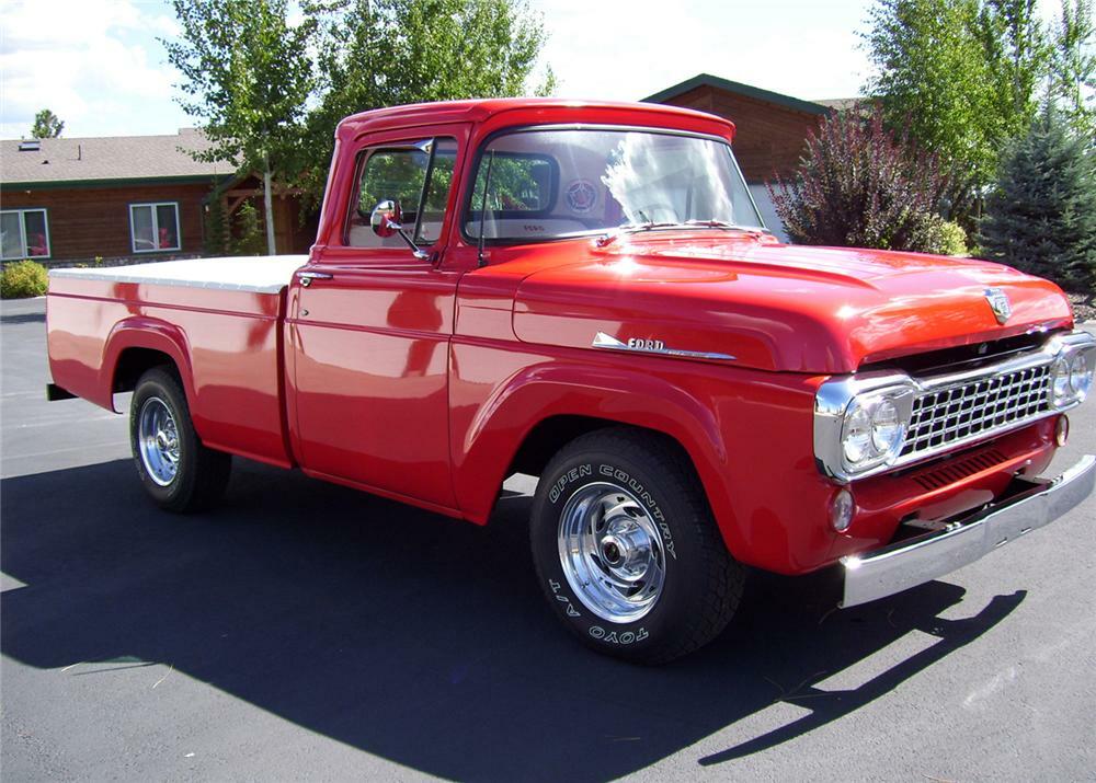 1958 FORD PICKUP - Front 3/4 - 61399
