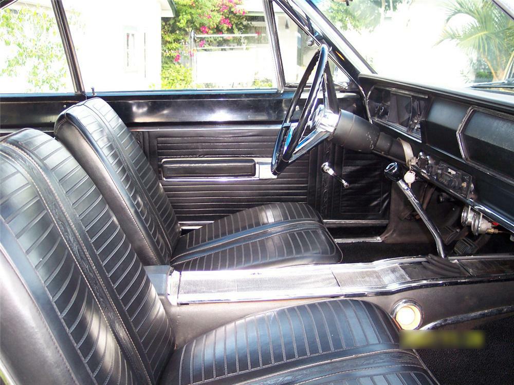 1967 PLYMOUTH GTX 2 DOOR HARDTOP - Interior - 64123