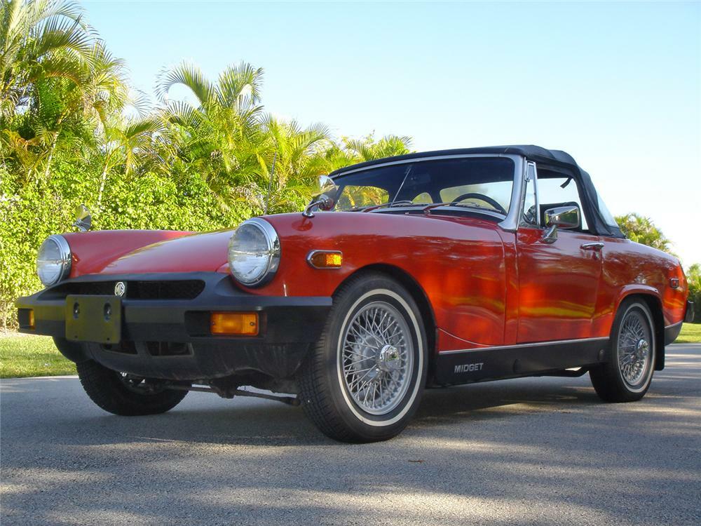 1975 MG 1500 MIDGET CONVERTIBLE - Front 3/4 - 64246