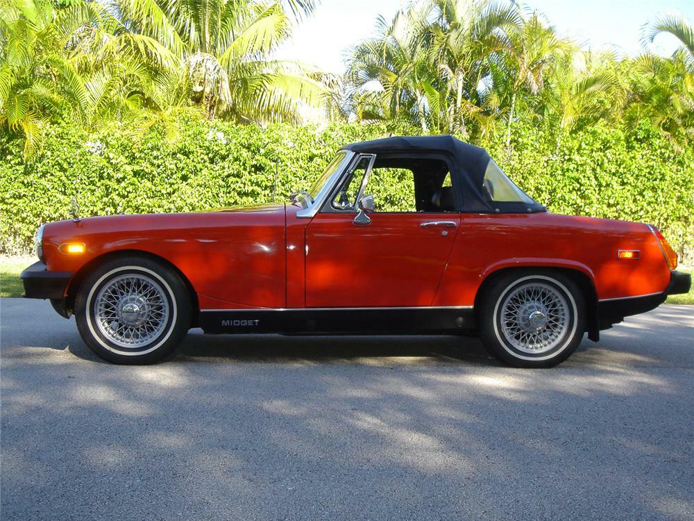 1975 MG 1500 MIDGET CONVERTIBLE - Side Profile - 64246