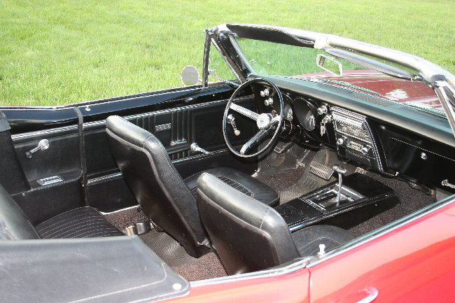 1967 CHEVROLET CAMARO CONVERTIBLE - Interior - 65842