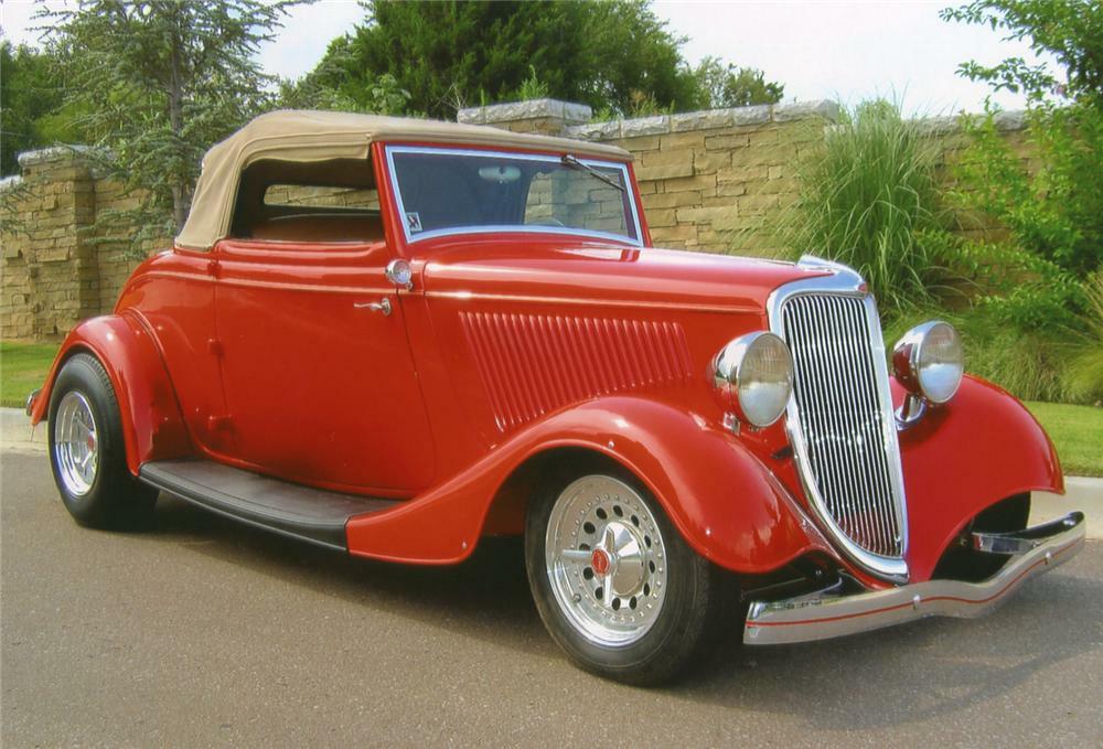 1934 FORD CUSTOM 2 DOOR CABRIOLET "TOBY KEITHS" - Interior - 65899