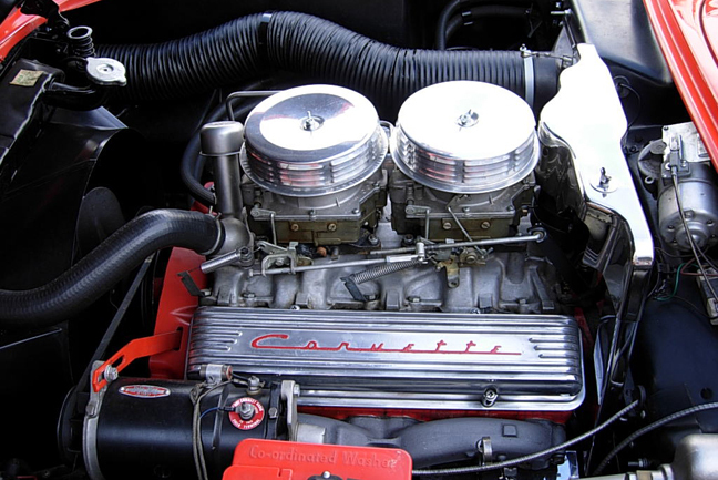 1957 CHEVROLET CORVETTE CONVERTIBLE - Engine - 66132