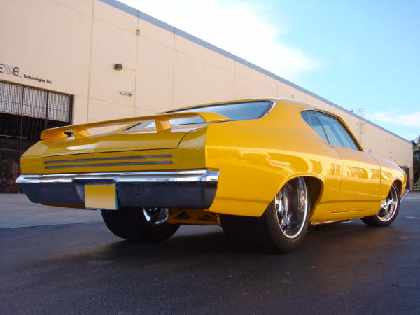 1969 CHEVROLET CHEVELLE SS CUSTOM 2 DOOR HARDTOP - Rear 3/4 - 66284