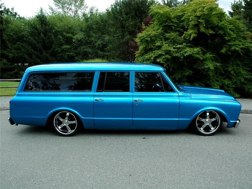 1967 GMC SUBURBAN CUSTOM WAGON - Side Profile - 66315