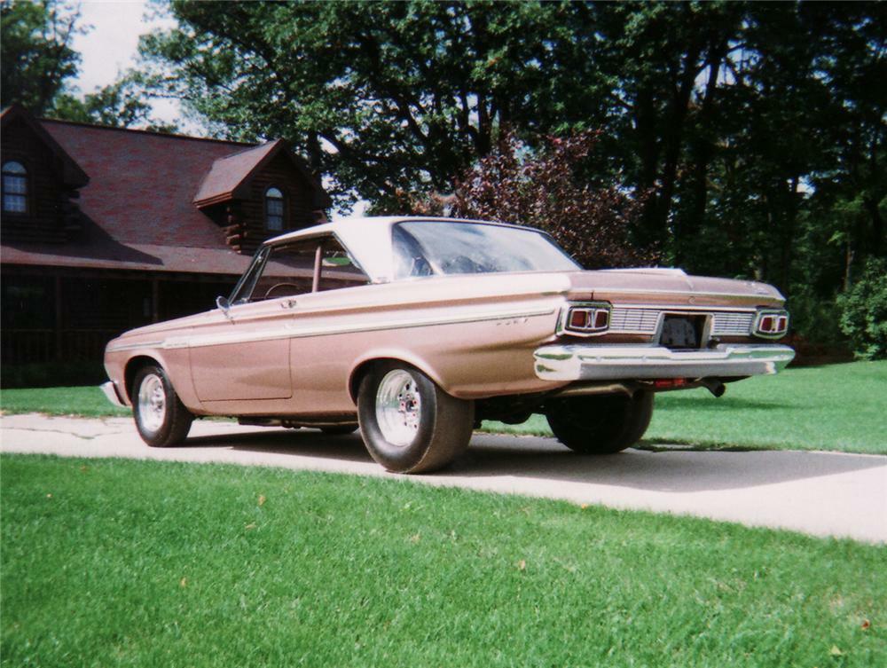 1964 PLYMOUTH FURY SUPER STOCK RE-CREATION - Rear 3/4 - 70947