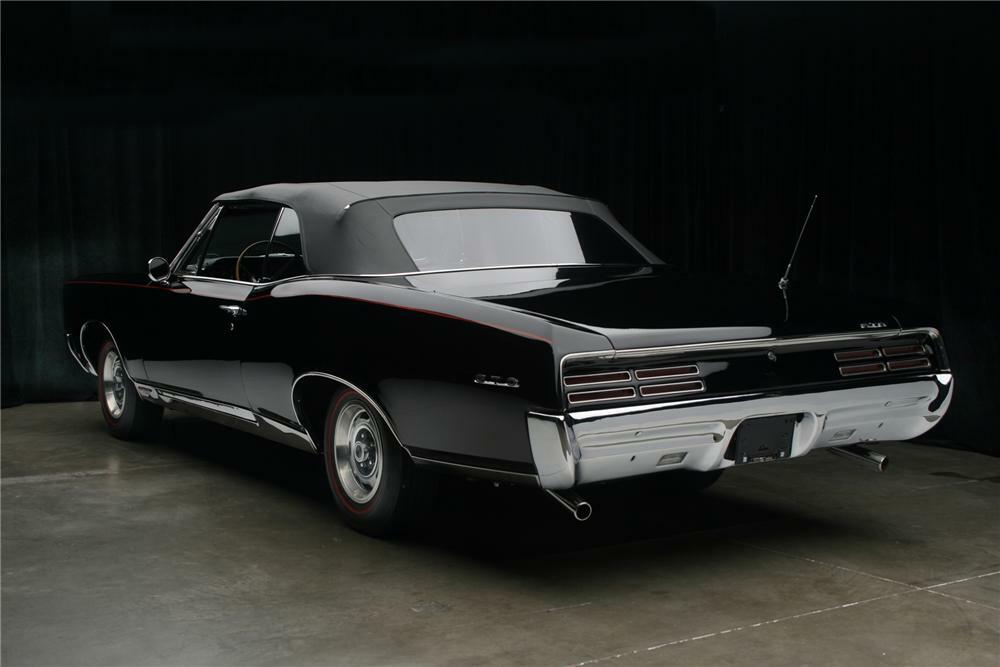 1967 PONTIAC GTO CONVERTIBLE - Rear 3/4 - 70985