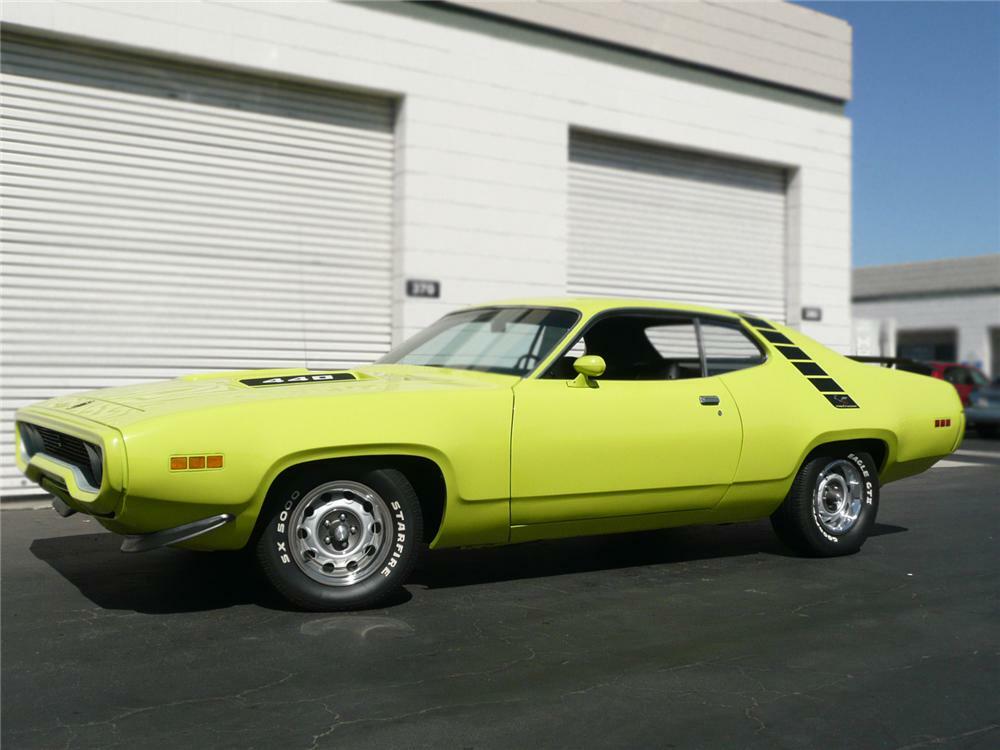 1971 PLYMOUTH ROAD RUNNER COUPE - Side Profile - 79042