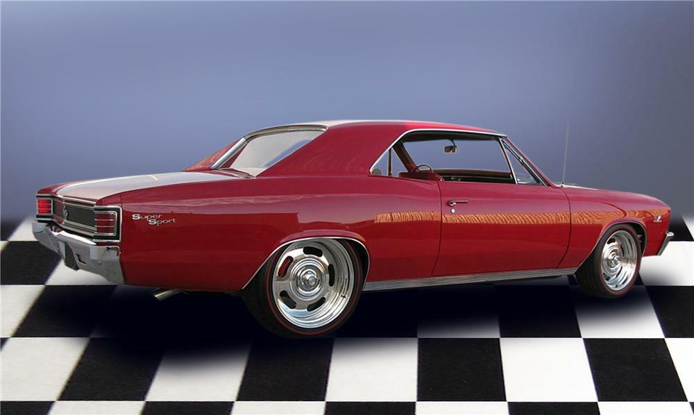 1967 CHEVROLET CHEVELLE SS 2 DOOR PRO-TOURING COUPE - Side Profile - 79209