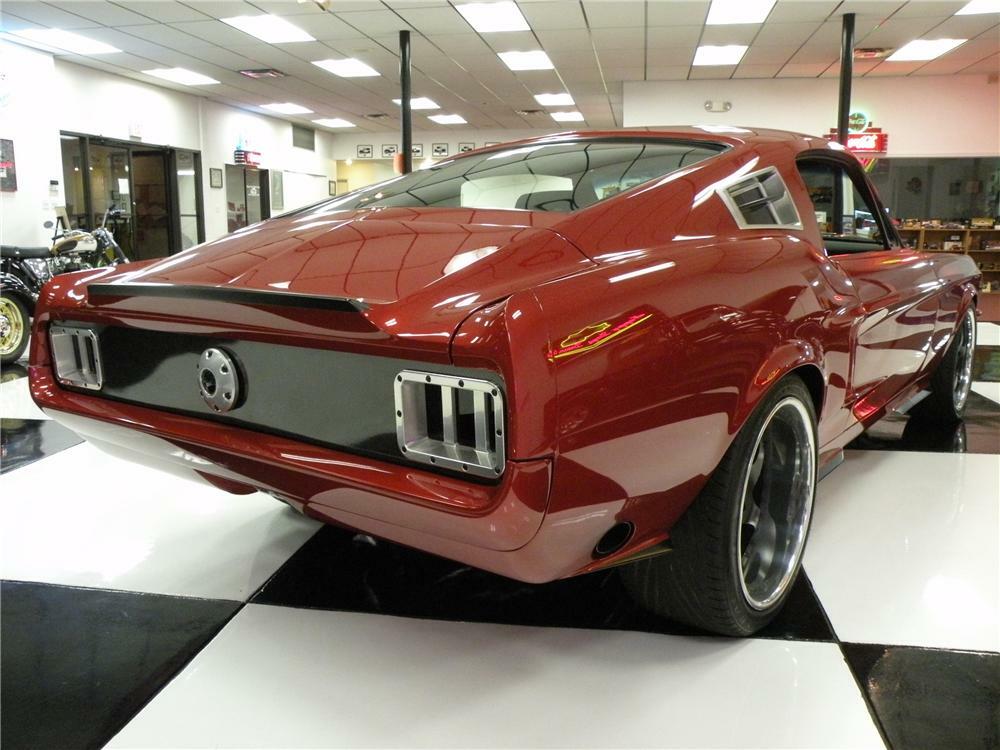 1967 FORD MUSTANG FASTBACK - Rear 3/4 - 80895