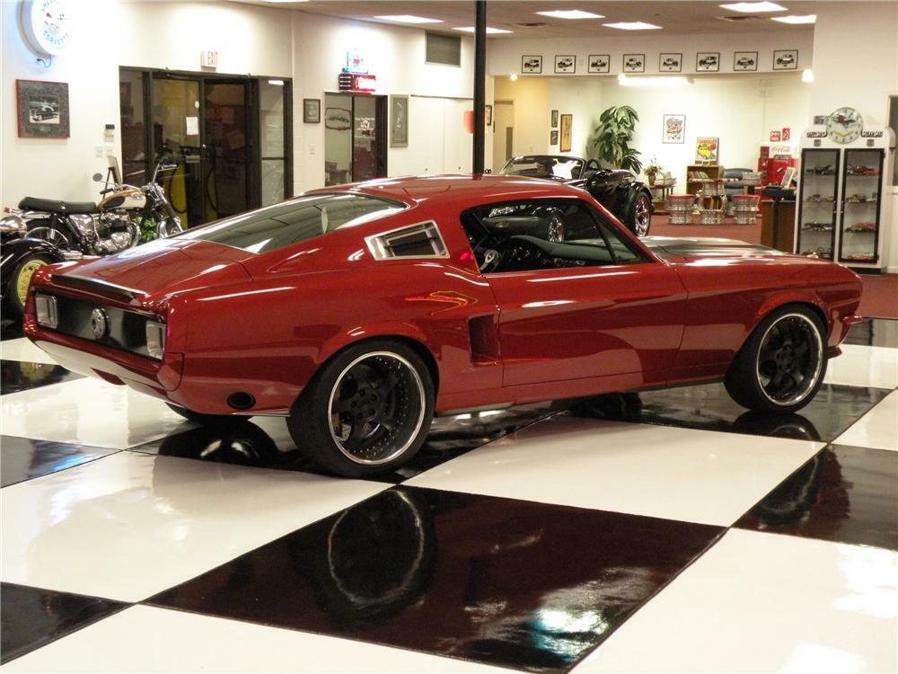 1967 FORD MUSTANG FASTBACK - Side Profile - 80895