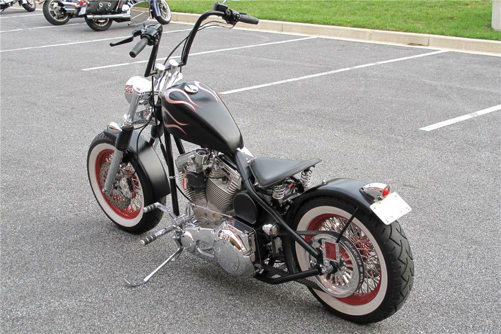 2005 PROPER CHOPPER MINI CHOP CUSTOM MOTORCYCLE - Rear 3/4 - 81014
