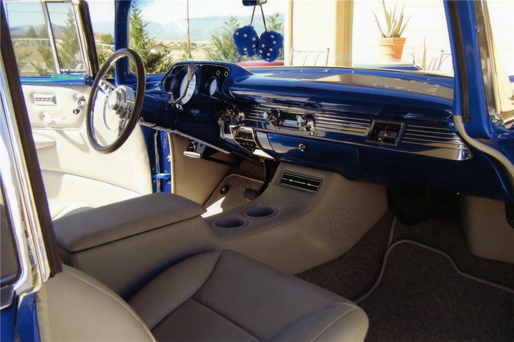 1957 CHEVROLET BEL AIR CUSTOM 2 DOOR HARDTOP - Interior - 81022
