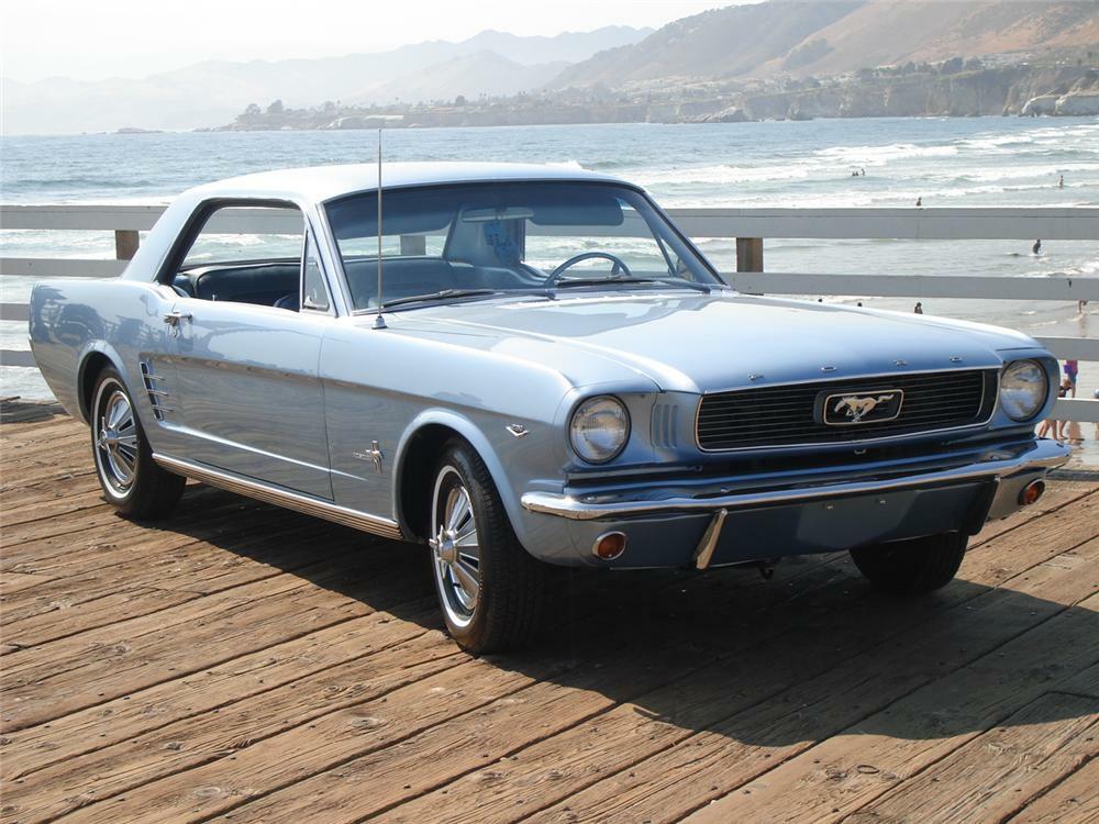 1966 Blue Mustang