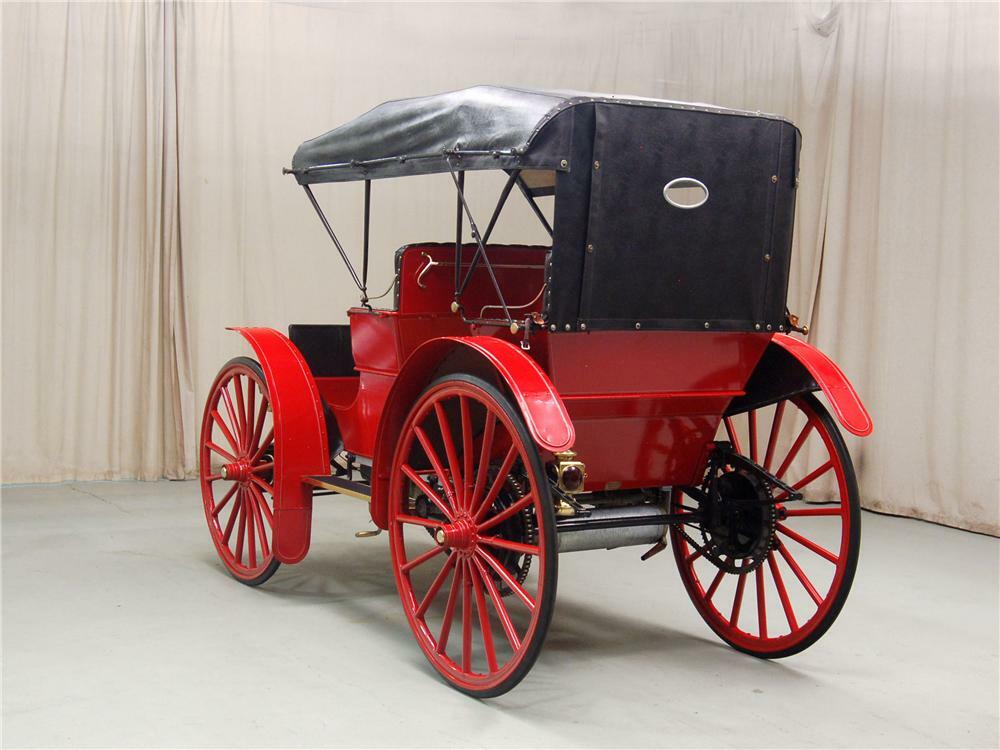 1907 INTERNATIONAL HIGHWHEELER 4 PASSENGER - Rear 3/4 - 81314