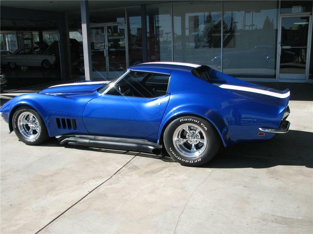1969 CHEVROLET CORVETTE CUSTOM COUPE - Side Profile - 81727