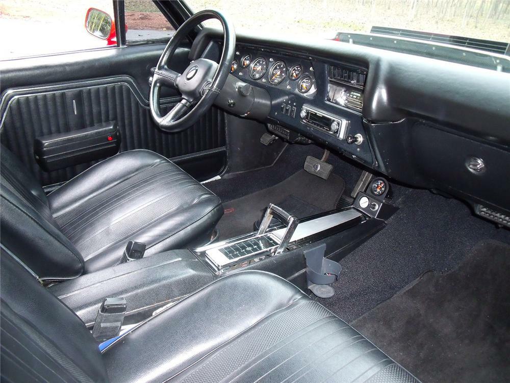 1970 CHEVROLET EL CAMINO CUSTOM PICKUP - Interior - 81952