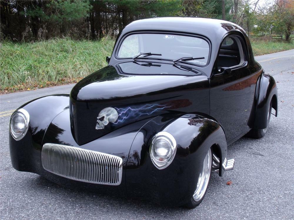 1941 WILLYS AMERICAR CUSTOM COUPE - Front 3/4 - 81958