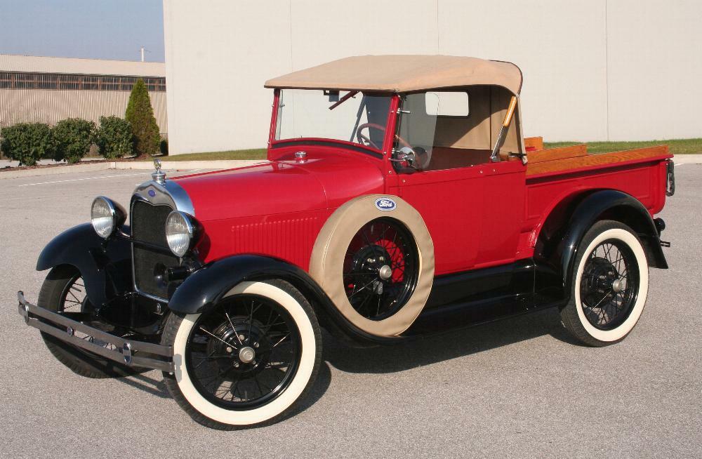 1928 FORD MODEL AR ROADSTER PICKUP - Side Profile - 82814
