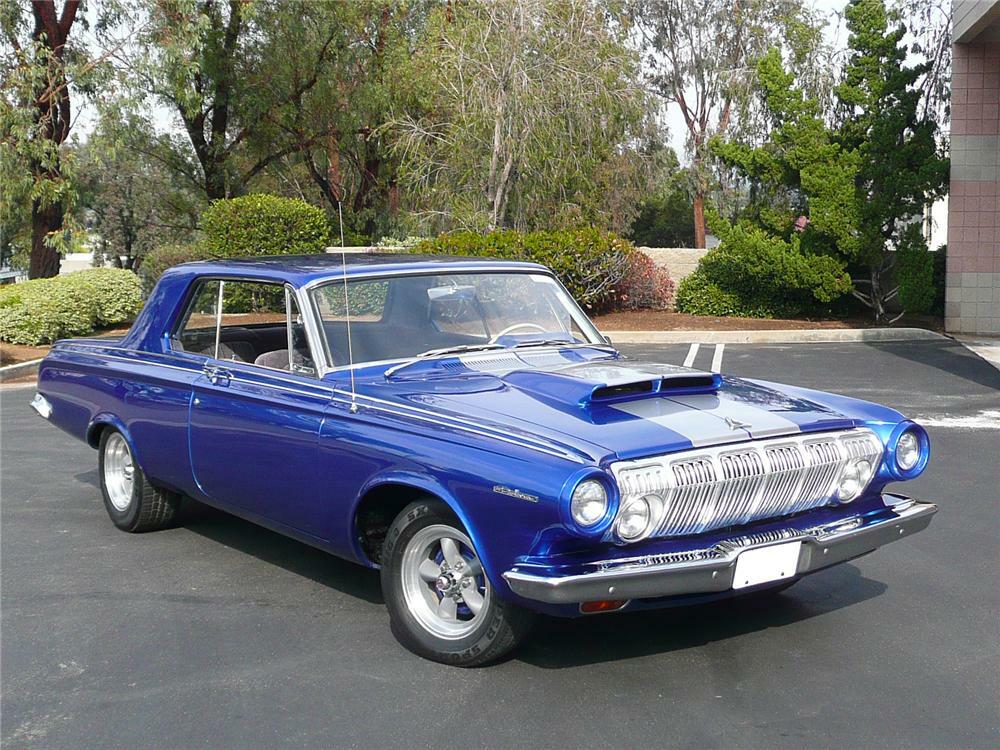 1963 DODGE POLARA CUSTOM 2 DOOR HARDTOP - Front 3/4 - 90958