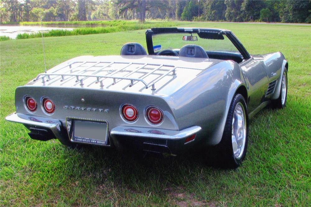 1972 CHEVROLET CORVETTE CONVERTIBLE RESTO-MOD - Rear 3/4 - 90980