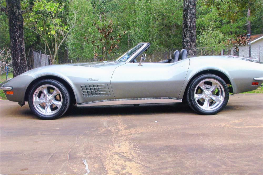 1972 CHEVROLET CORVETTE CONVERTIBLE RESTO-MOD - Side Profile - 90980