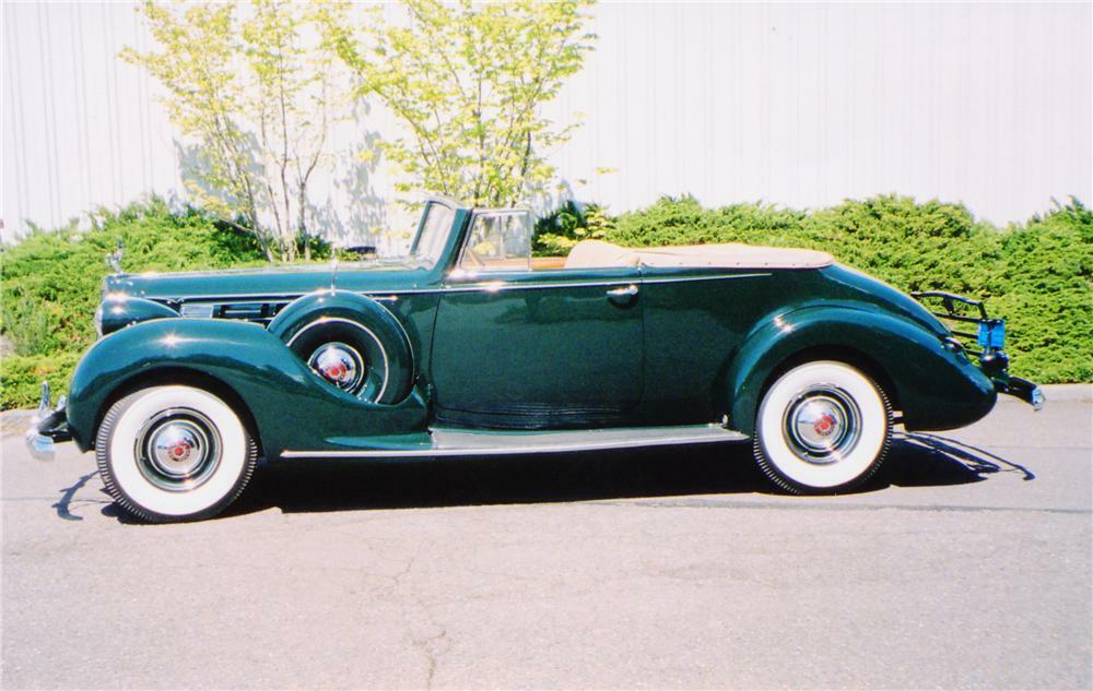 1938 PACKARD VICTORIA CONVERTIBLE - Side Profile - 91009