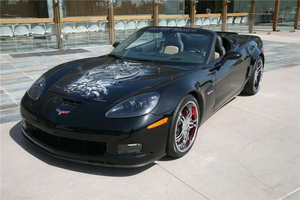 2007 CHEVROLET CORVETTE CUSTOM CONVERTIBLE - Front 3/4 - 91348