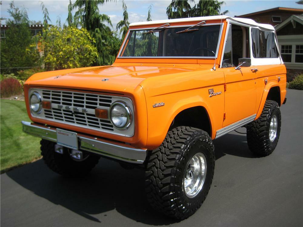 1969 FORD BRONCO CUSTOM 4X4 - Side Profile - 93585