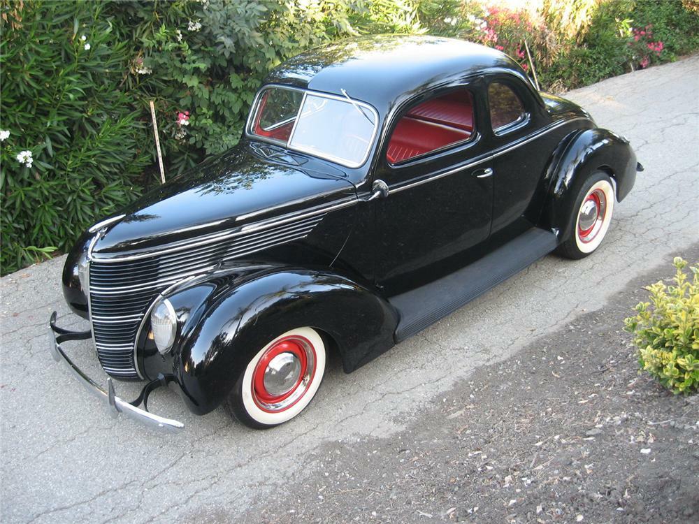 1938 FORD 5 WINDOW CUSTOM COUPE