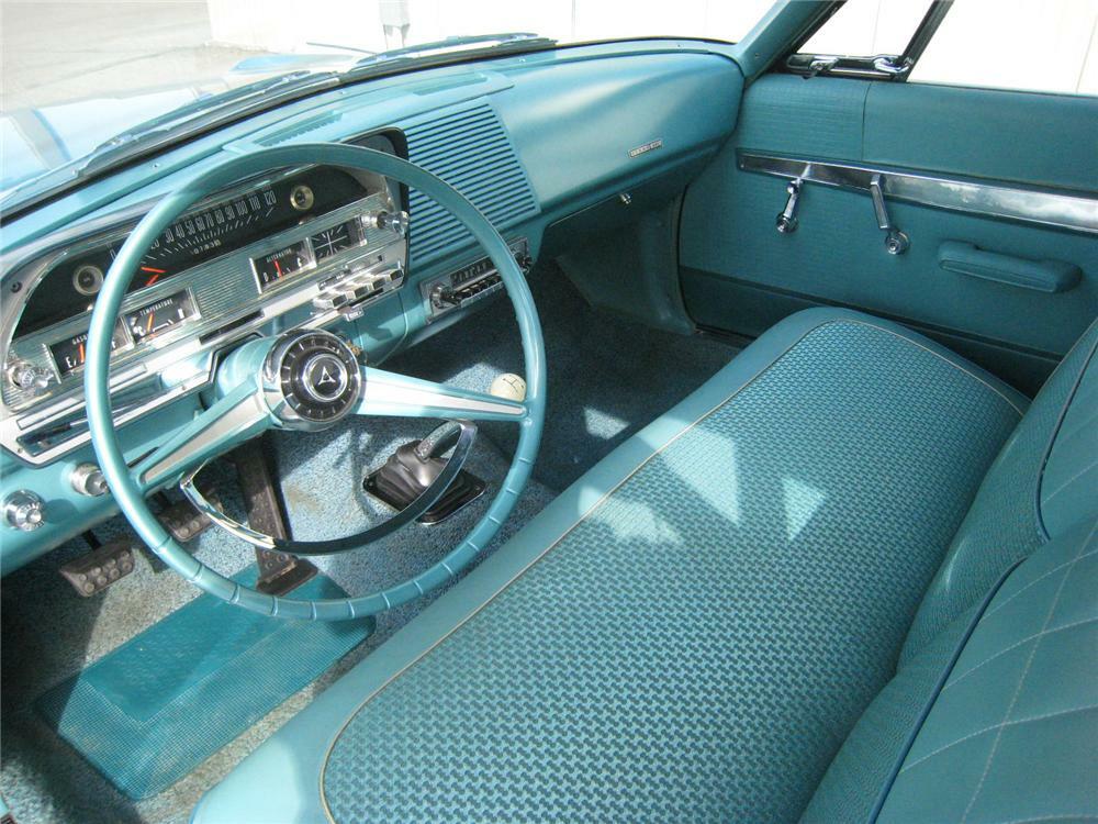 1963 DODGE 330 MAX WEDGE 2 DOOR COUPE - Interior - 96208