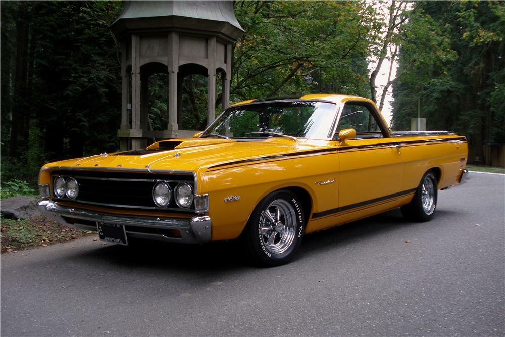 1969 FORD RANCHERO PICKUP - Front 3/4 - 96251